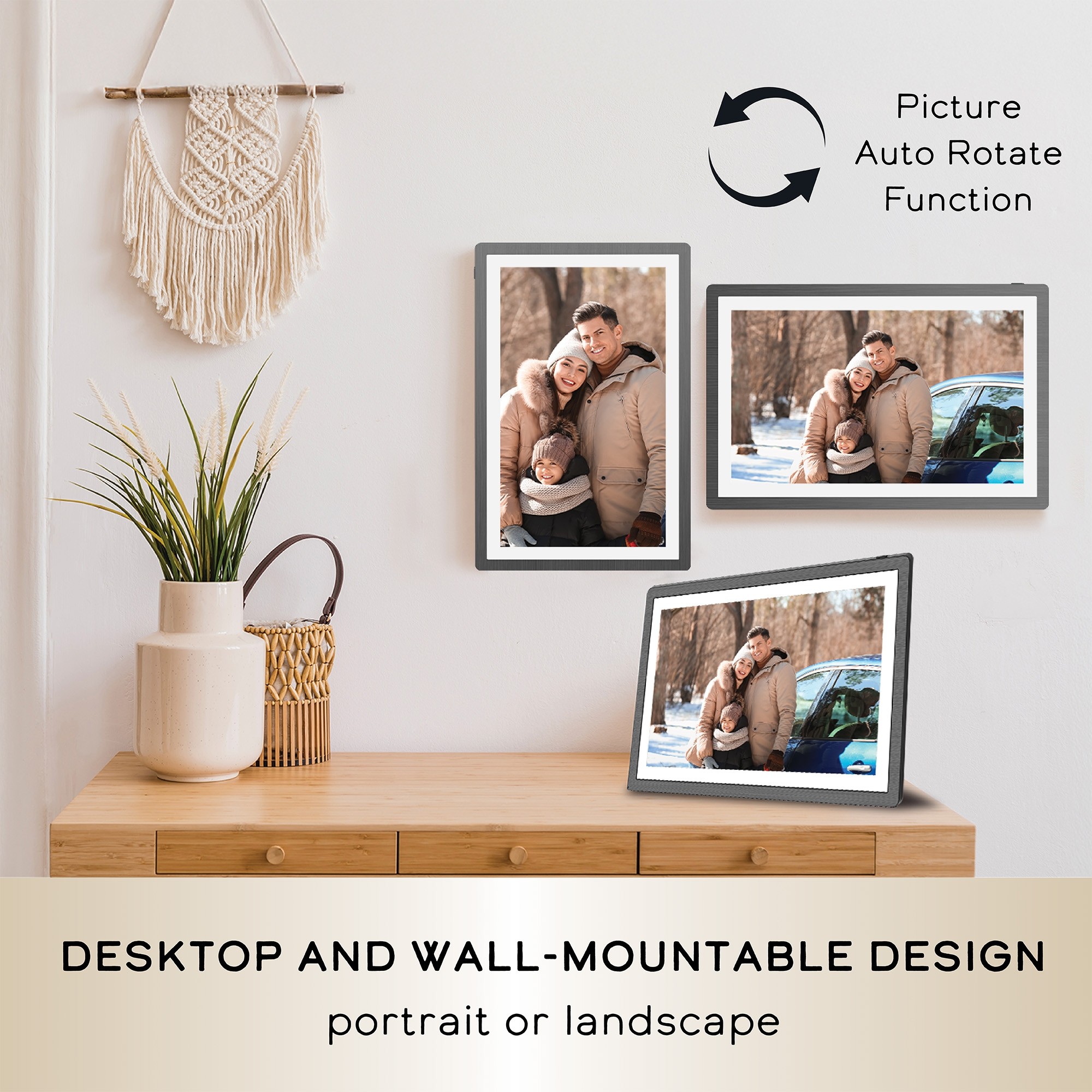 15.6” Smart Digital Photo Frame