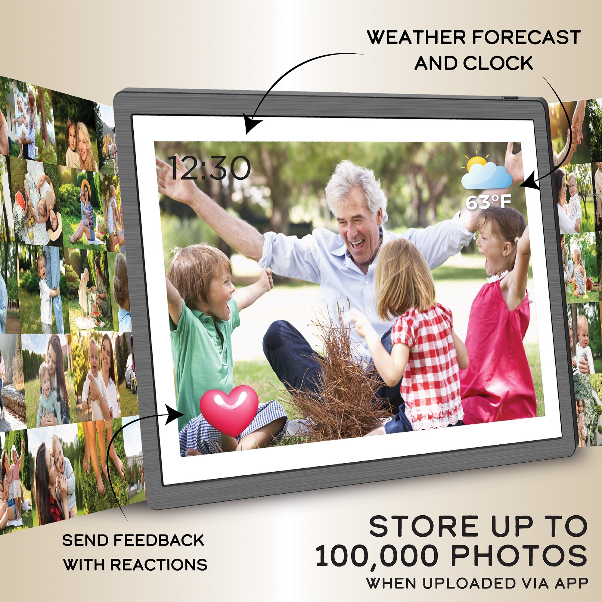 15.6” Smart Digital Photo Frame