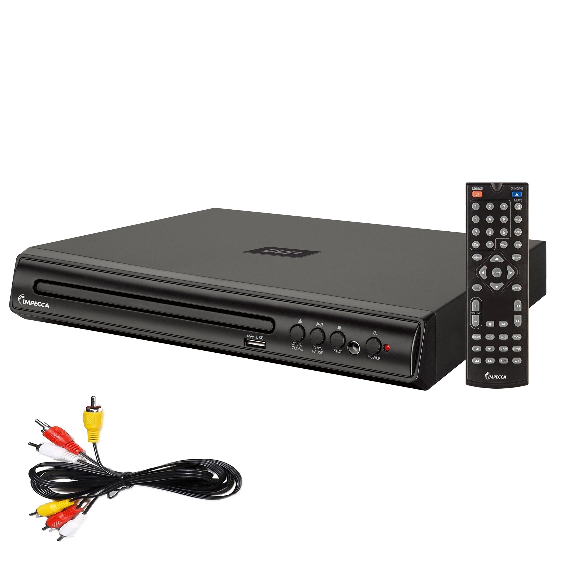 Compact Home DVD Player with USB Playback