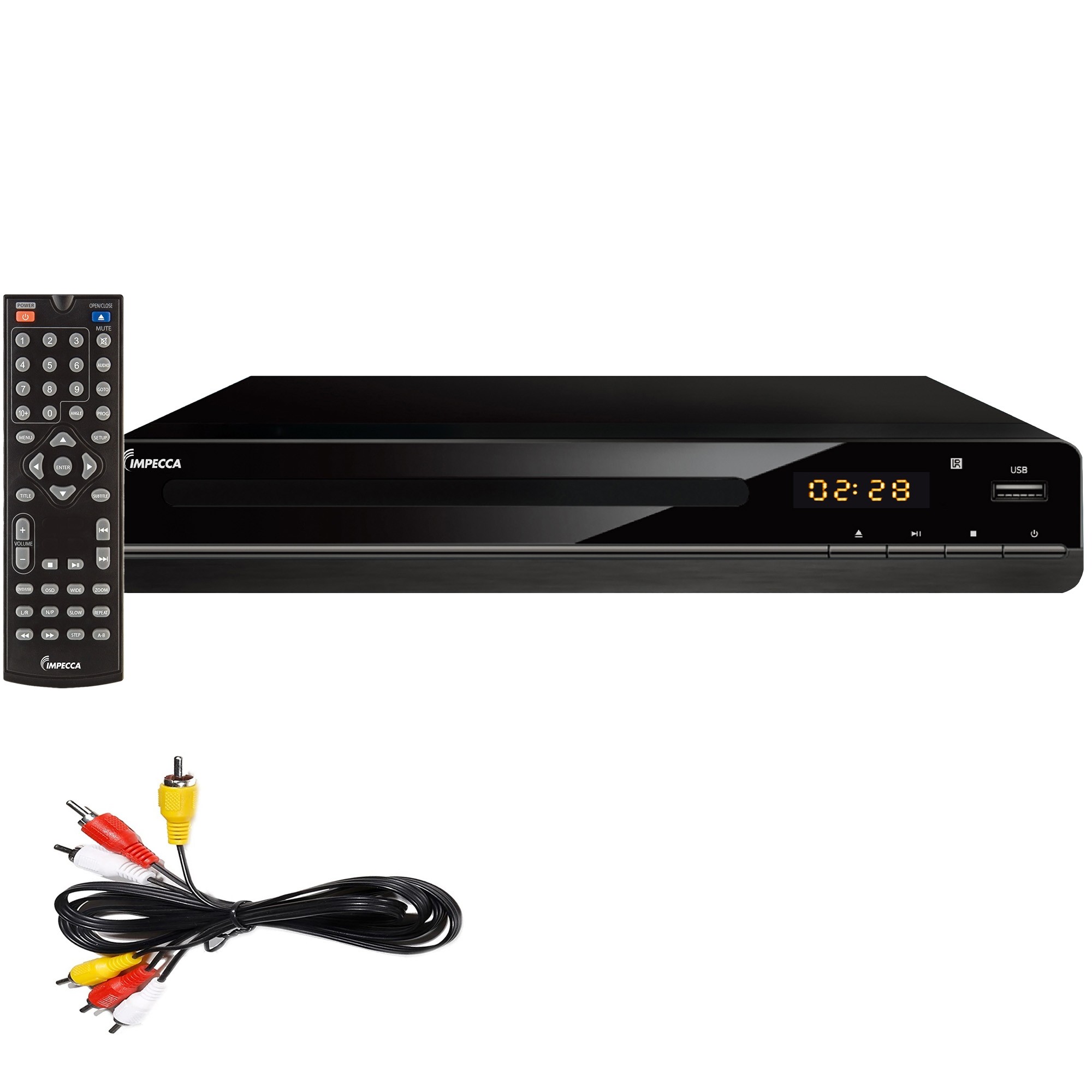 Compact Home DVD Player with HDMI and USB Playback