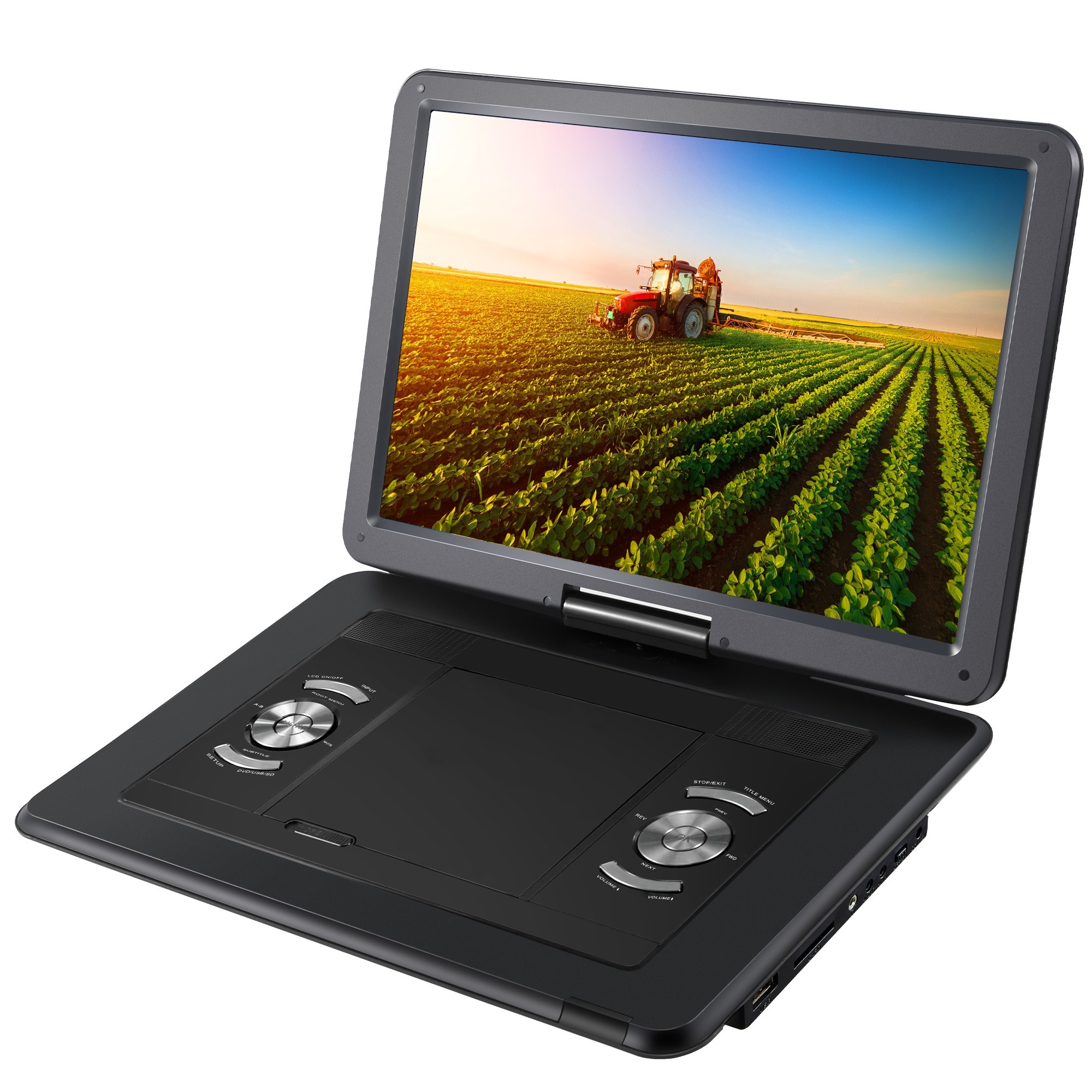 15.6-inch Portable DVD Player - Black