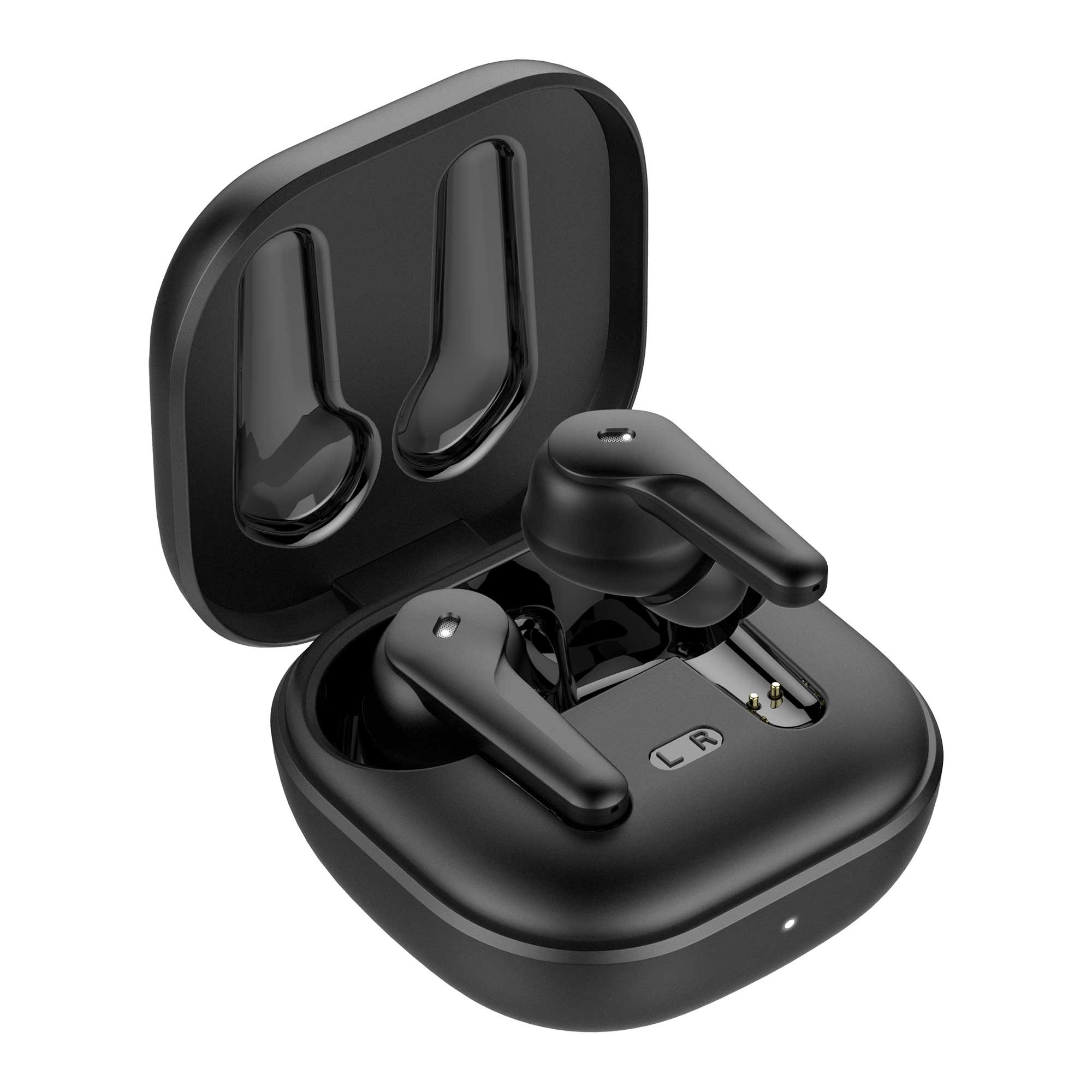 True Wireless Noise Canceling Earbuds with Charging Case (EB504BTK) - Black