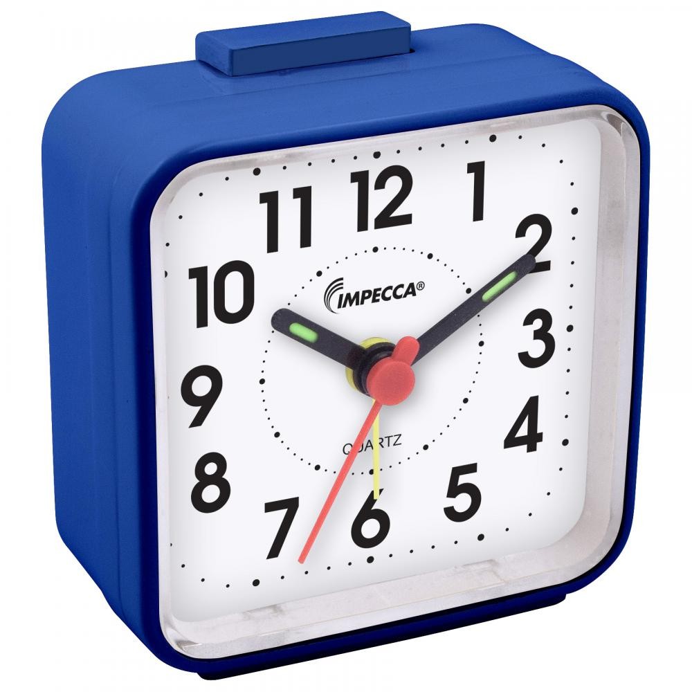 Ultra Compact Travel Alarm Clock (Blue)